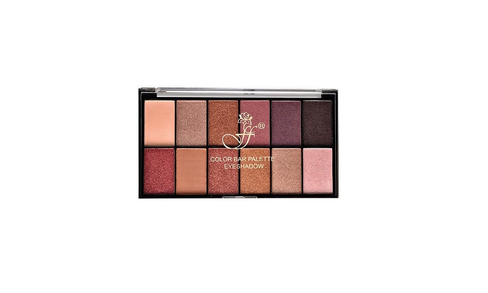 FFLEUR EP-12 Тени для век 12-ти цветные №1 серии COLOR BAR PALETTE